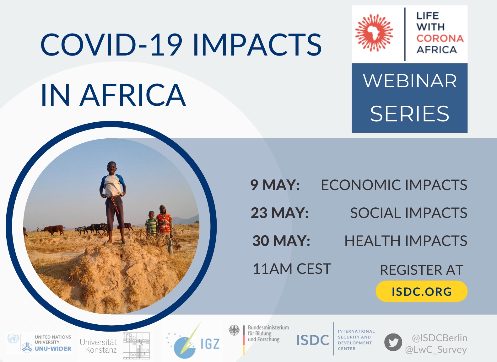 Register for Life with Corona Africa Webinar series 2022 hosted by ISDC ...