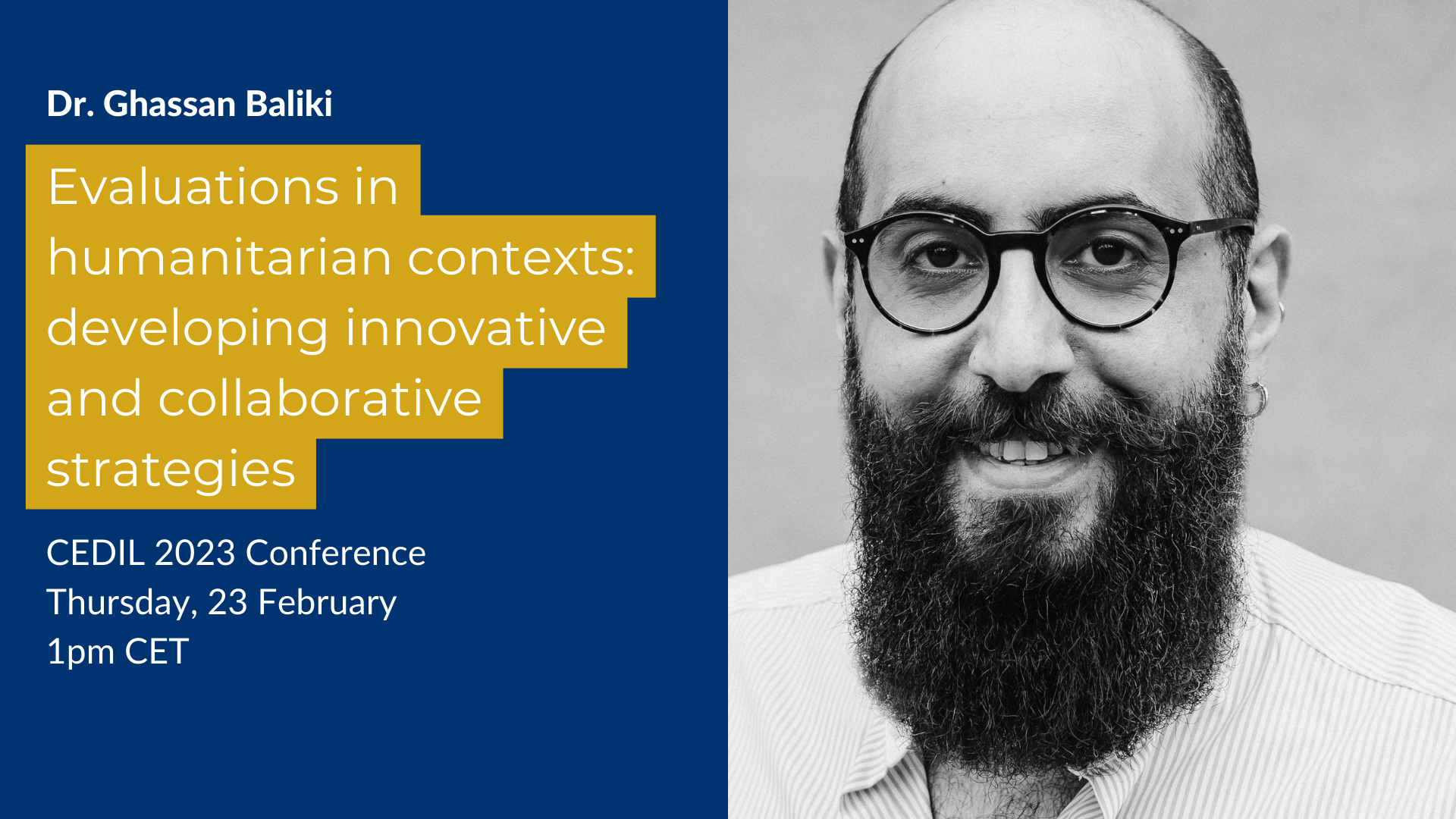 Ghassan Baliki speaks at CEDIL 2023 Conference | ISDC