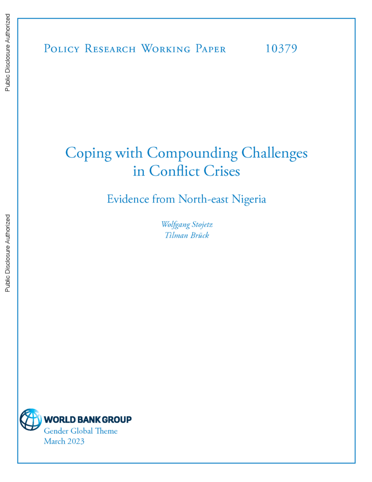 Coping with Compounding Challenges in Conflict Crises: Evidence from ...