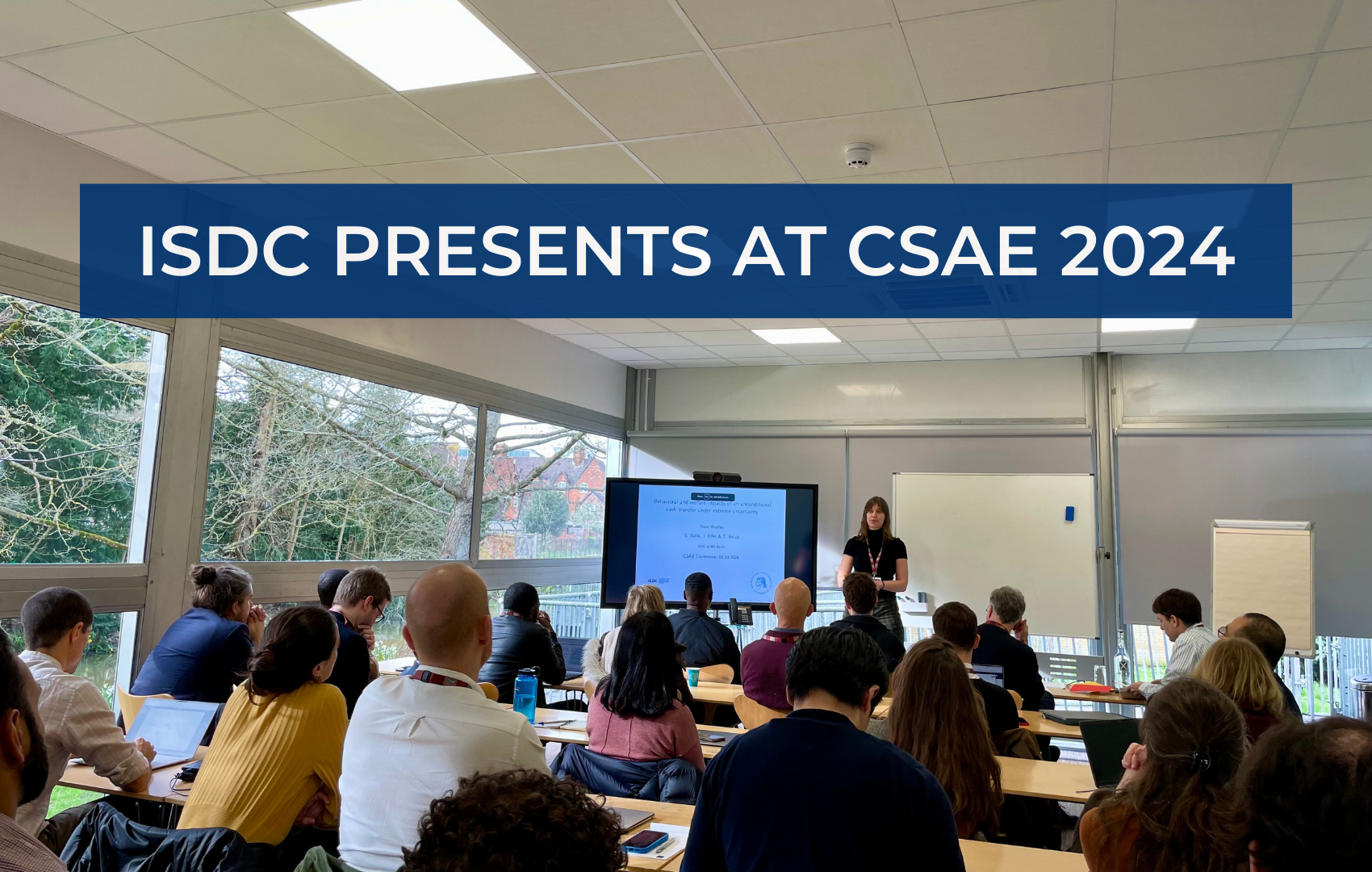 Dorothee Weiffen and Wolfgang Stojetz present at CSAE Conference 2024 ...